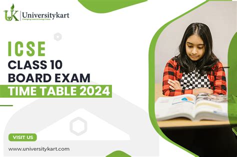 Icse Class 10 Board Exam Time Table 2024 Schedule Dates And Exam Prep Guide