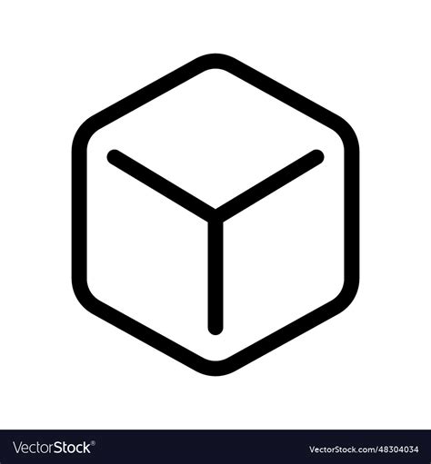 Ice Cube Icon Royalty Free Vector Image VectorStock