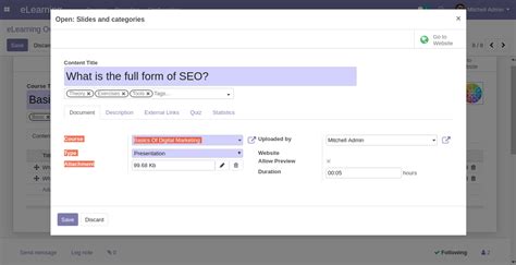 E Learning Module In Odoo 13 Take Your Teaching Programme Online E Learning Module In Odoo 13 Take Your Teaching Programme Online