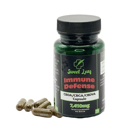Immune Defense Capsules Sweet Leaf Hemp Farms