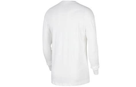 Air Jordan Sport Dna Logo Casual Sports Round Neck Pullover White