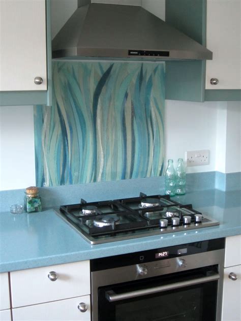 Patterned Glass Cooker Splashback At Kaitlyn Fitzhardinge Blog