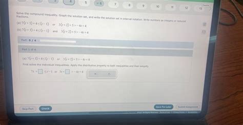 Solved Solve The Inequality Graph The Solution Set And Chegg