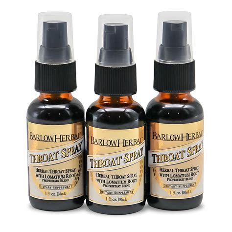 Herbal Throat Spray Barlow Herbal