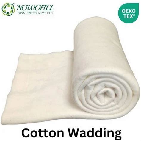 Plain Dyed Oeko Tex Certified Cotton Wadding Packaging Type Roll Non Sterile At ₹ 58 Piece In