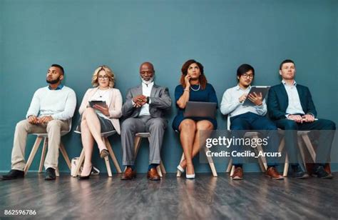 Job Interview Queue Photos And Premium High Res Pictures Getty Images