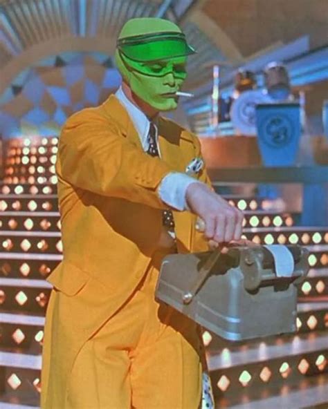 The Mask Jim Carrey Costume Suit Free Shipping