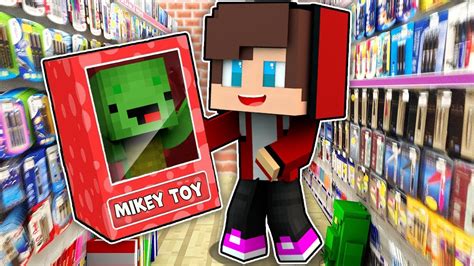 Maizen Mikey Toy Vs Shop In Minecraft Gameplay By Mikey And Jj Maizen
