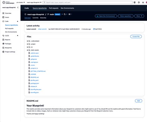 Amazon Codecatalystがカスタムブループリントをサポートしました Developersio