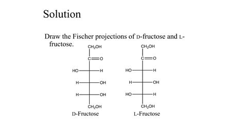 Fischer Projections Of Monosaccharides Pptx