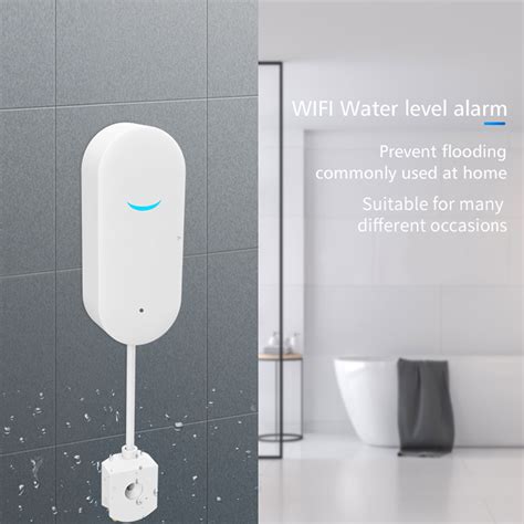Water Leakage Alarm Wifi Smart Overflow Sensor Hom Vicedeal