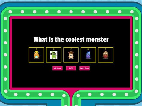 Classdojo Monster Gameshow Quiz Classdojo Monster Gameshow Quiz