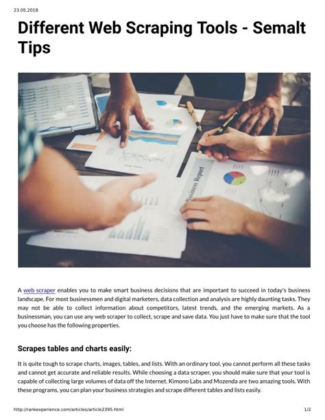 ppt different web scraping tools semalt tips powerpoint