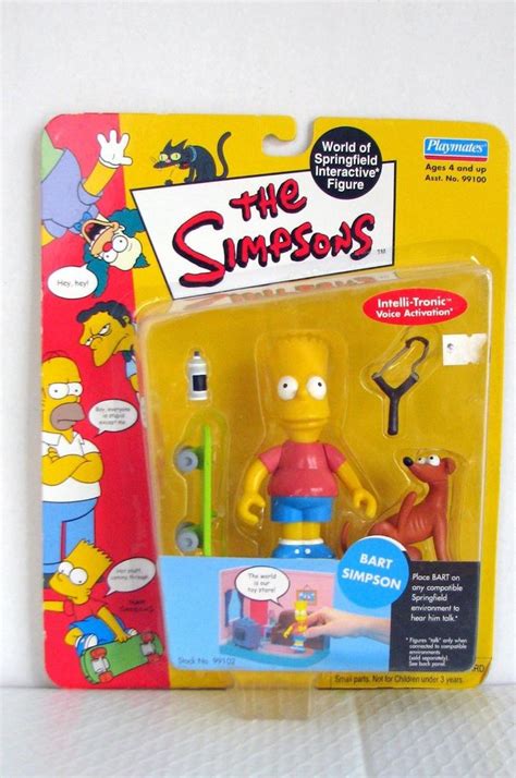 Playmates The Simpsons Bart Simpson World Of Springfield Interactive Figure 1900309926