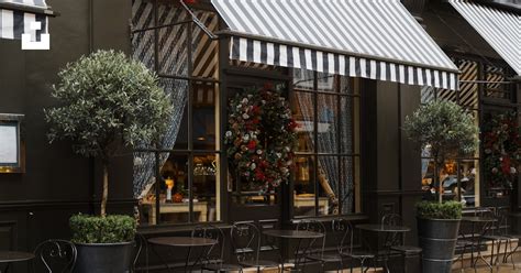 밖에 테이블과 의자가 잔뜩 있는 건물 사진 Unsplash의 무료 식물 이미지