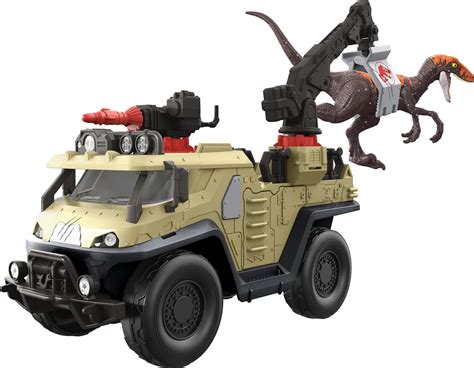 Mattel Jurassic World Dominion Capture And Crush Truck And Dino