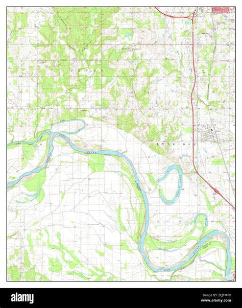 Grant Oklahoma Map 1980 124000 United States Of America By