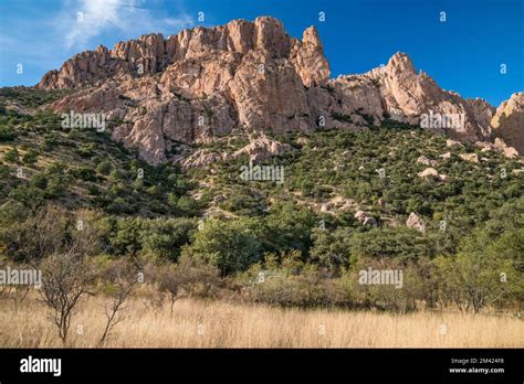 Rock Formations Over Sunny Flat Campground Cave Creek Canyon