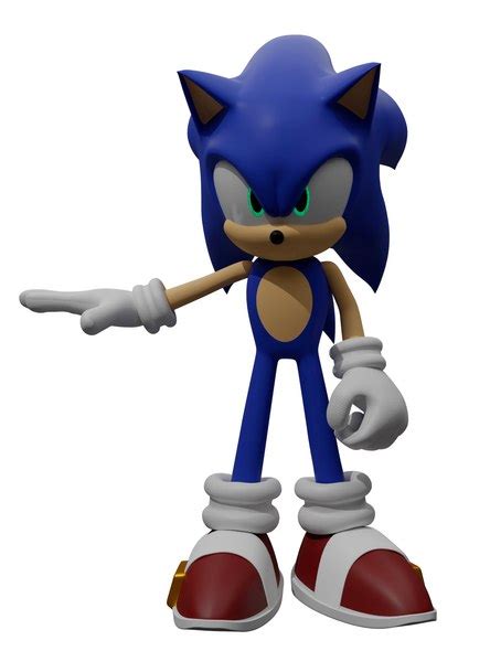 Rigged Sonic The Hedgehog 3d Models For Download Turbosquid