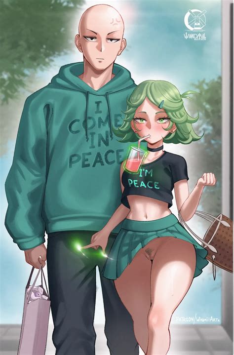 Windmill Tatsumaki X Saitama One Punch Man Windmill Tatsumaki X Saitama One Punch Man