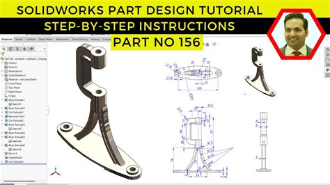 SolidWorks Part Design Tutorial: From Sketch to Model - YouTube