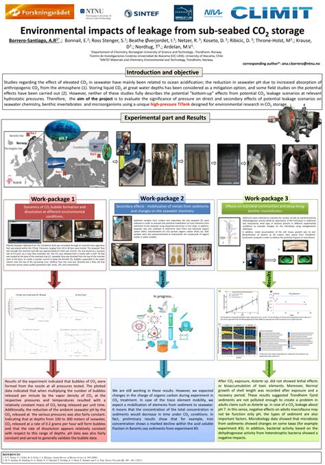 Pdf Environmental Impacts Of Leakage From Sub Seabed Co2 Storage