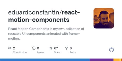 Github Eduardconstantinreact Motion Components React Motion