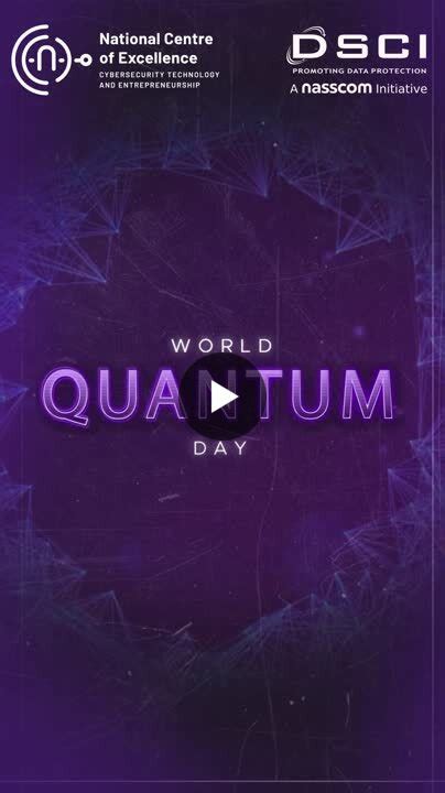 Worldquantumday Dcqtsp Quantumweek Quantumsecurity Ncoe National Coe