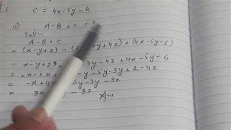 Simplification Of Algebraic Expressions Youtube