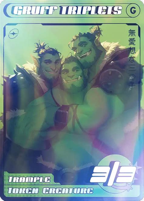 Gruff Triplets Foil Token Alfies