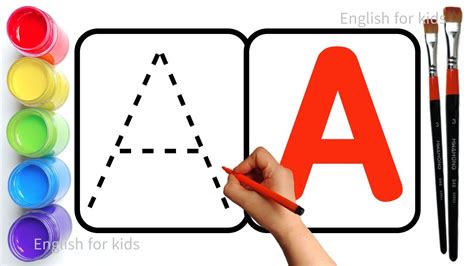 유아와 아이들을 위한 점선 따라 알파벳 쓰기 모음 Abcd Abc Song A To Z Abc English