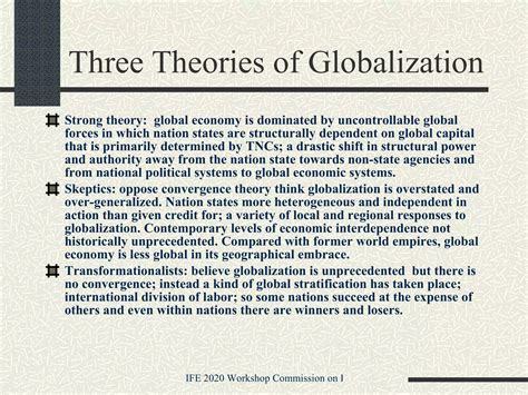 Globalization Interdependence And Education Ppt Business Business And Finance