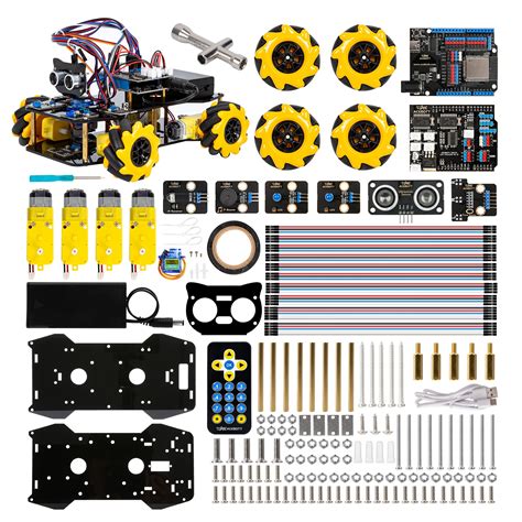 Acebott Esp32 Programmable Robot Arm Car Kit For Arduino Smart Robot