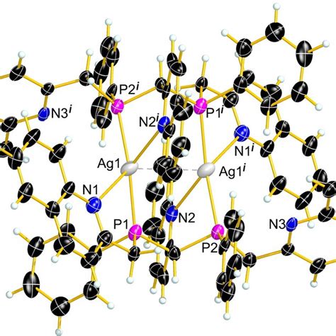Molecular Structure Of Cluster Complex Cation 2 In The Crystal View Of