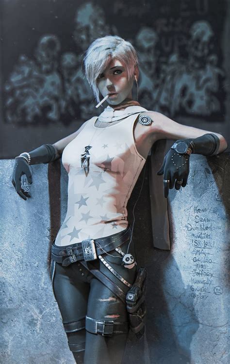 Scifi Fantasy Photo Cyberpunk Character Cyberpunk Girl