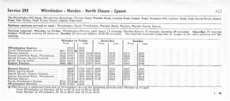 London Bus Route 293