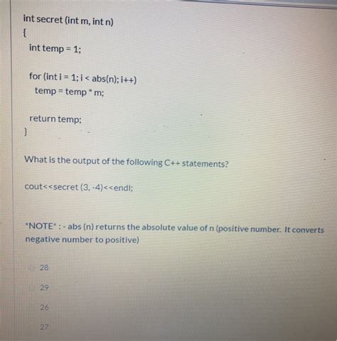 solved int secret int m int n int temp 1 for int i