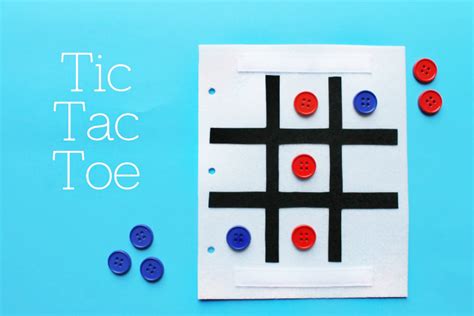 Simple Quiet Book Series Tic Tac Toe Game U Create