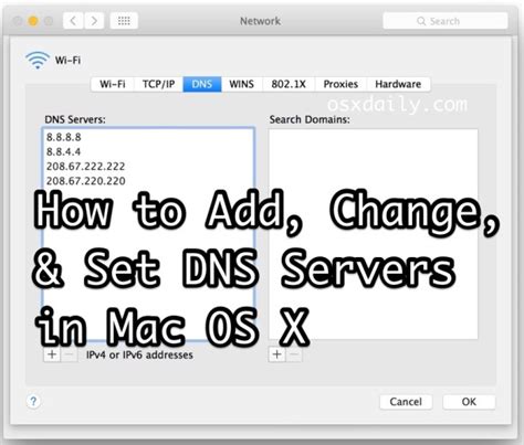 Manual Dns Server Mac Boomerwestern