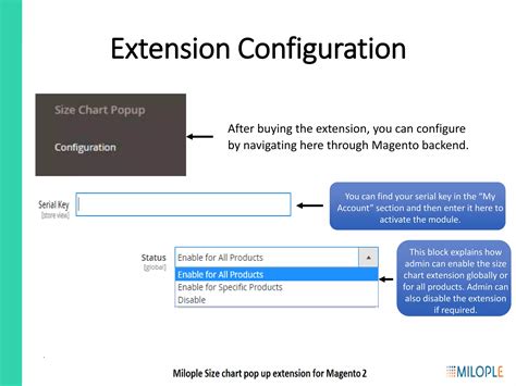 magneto2 size chart popup extension user guide ppt