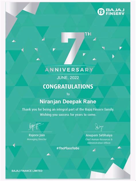 Niranjan Rane On Linkedin Bajajfinance Bajajfinserv Greatplacetowork 38 Comments