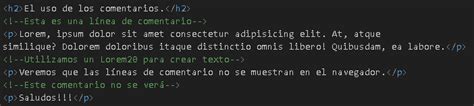 Comentarios HTML CSS JS El Profe Alegría