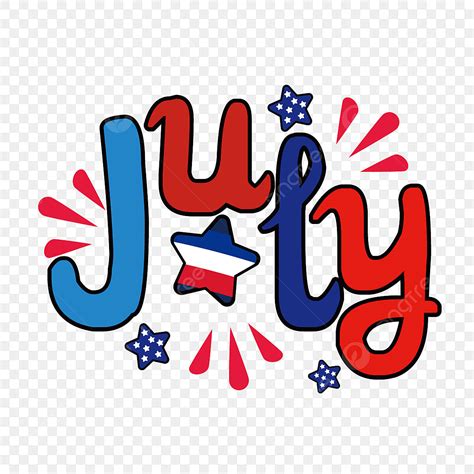July Clip Art Free