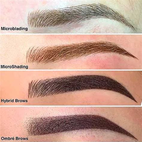 Permanent Makeup Powder Brows Vs Microblading Saubhaya Makeup