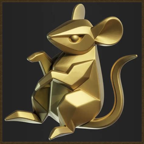 Printable Mouse Jewelry Design 3d Print Model
