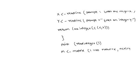 Solved 2 Assume The Existence Of Two Constants Row And Column Write