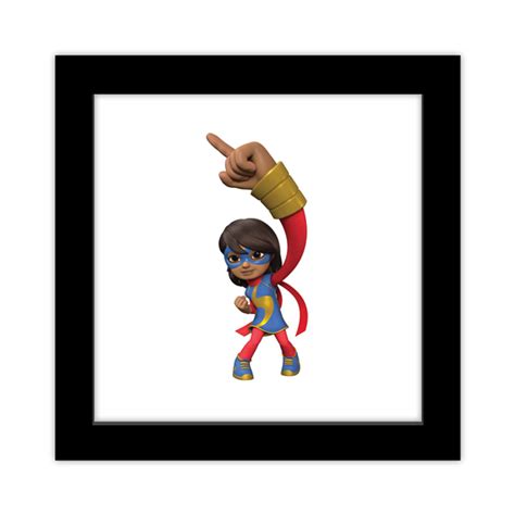 Gallery Pops Marvel Spidey And His Amazing Friends Ms Marvel Framed