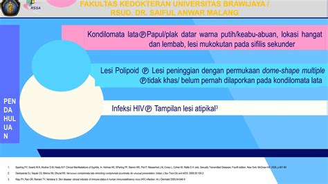Polipoid Kondilomata Lata Pada Pasien Sifilis Sekunder Dan Hiv Pptx