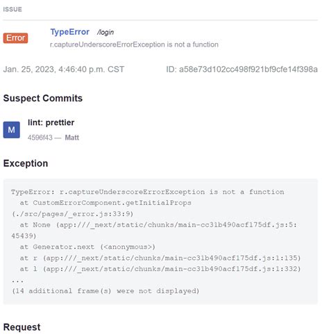 Typing Issue With The Custom `error` Page In Typescript · Issue 5448
