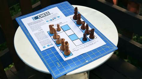A Printable One Dimensional Chess Game By Doc Pop